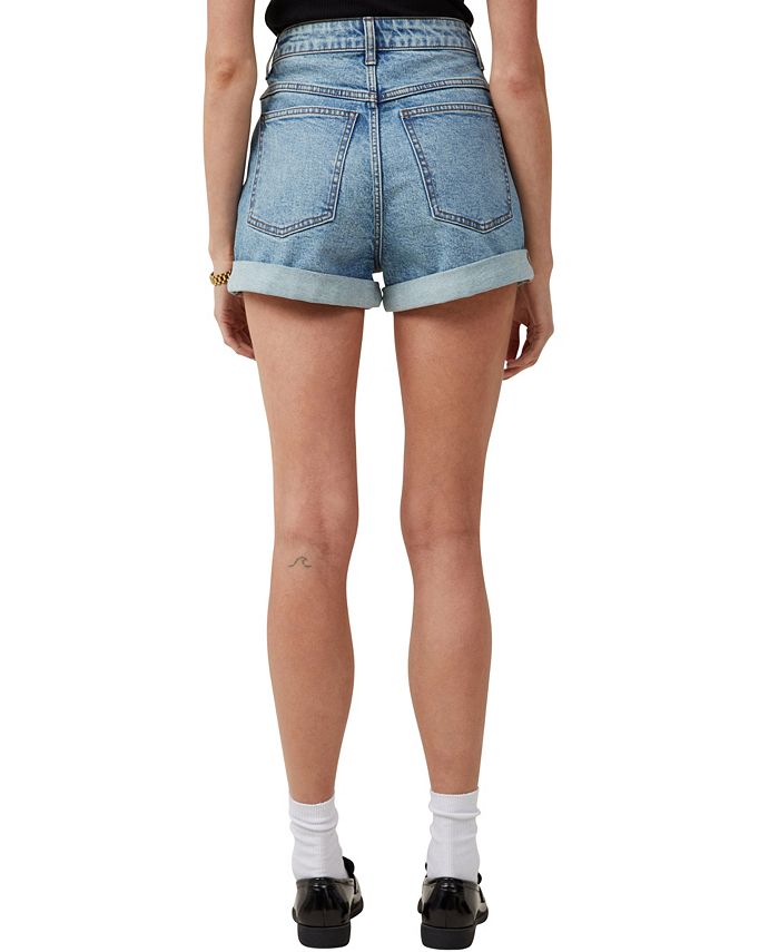 COTTON ON Women’s High Rise Classic Stretch Denim Short - Macy's