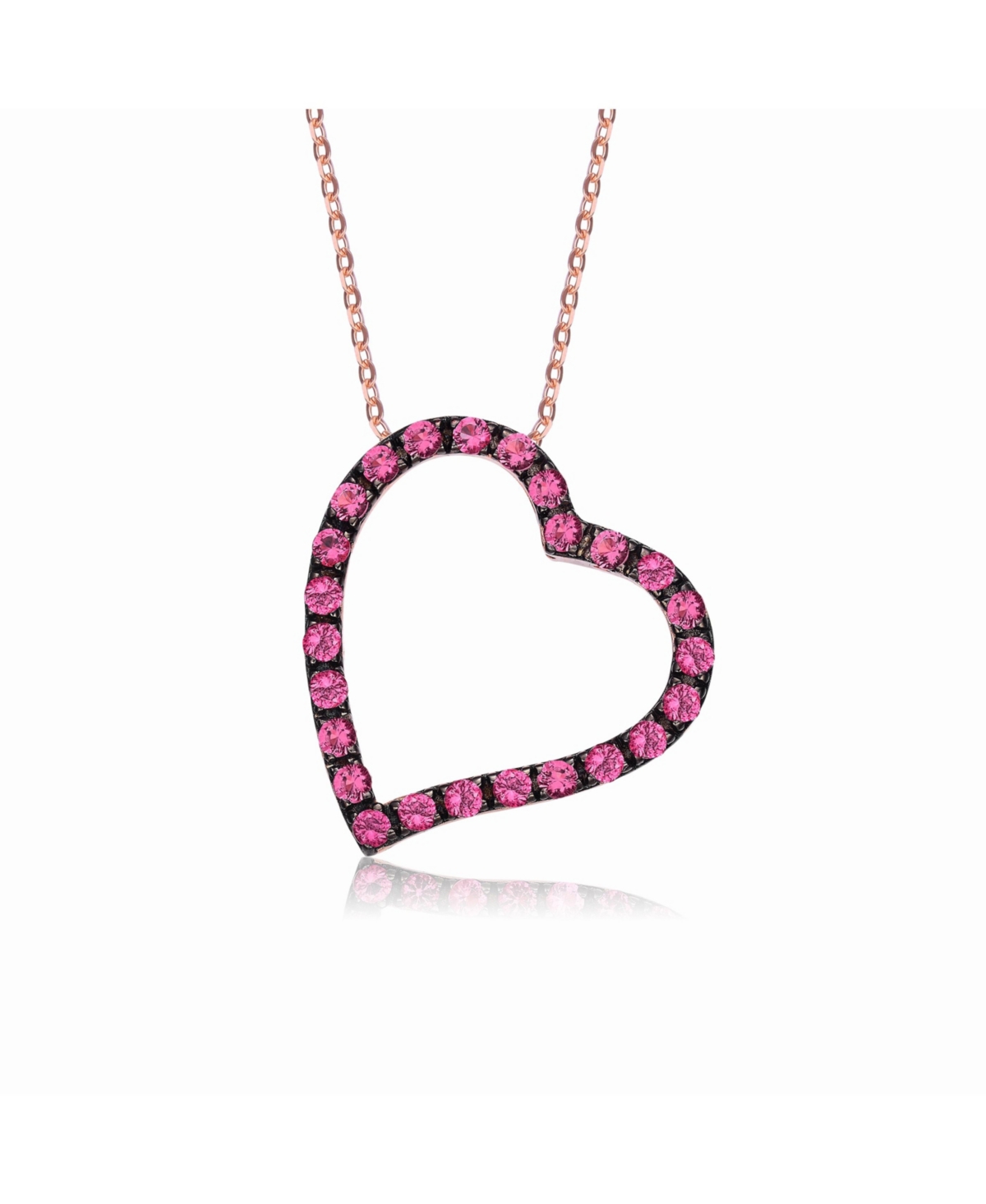 Click here for Sterling Silver with Round Cubic Zirconia Thick Op... prices