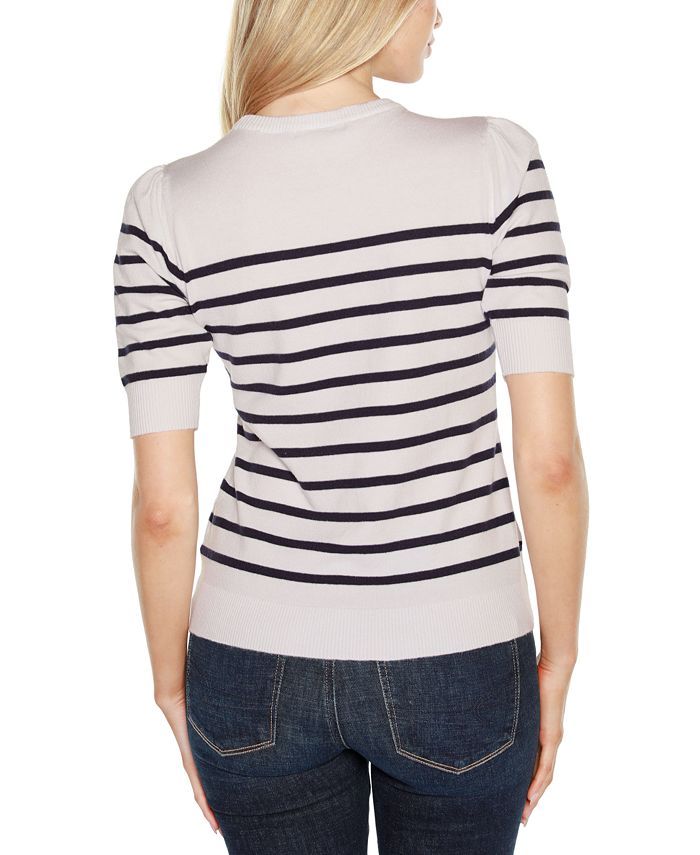 Belldini Women's Breton Striped Sweater - Macy's