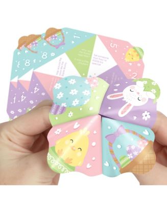 Big Dot of Happiness Spring Easter Bunny Happy Easter Party Cootie ...