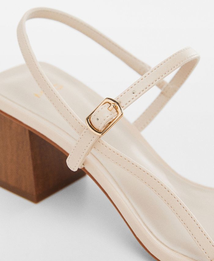 MANGO Women's Block-Heel Sandals - Macy's