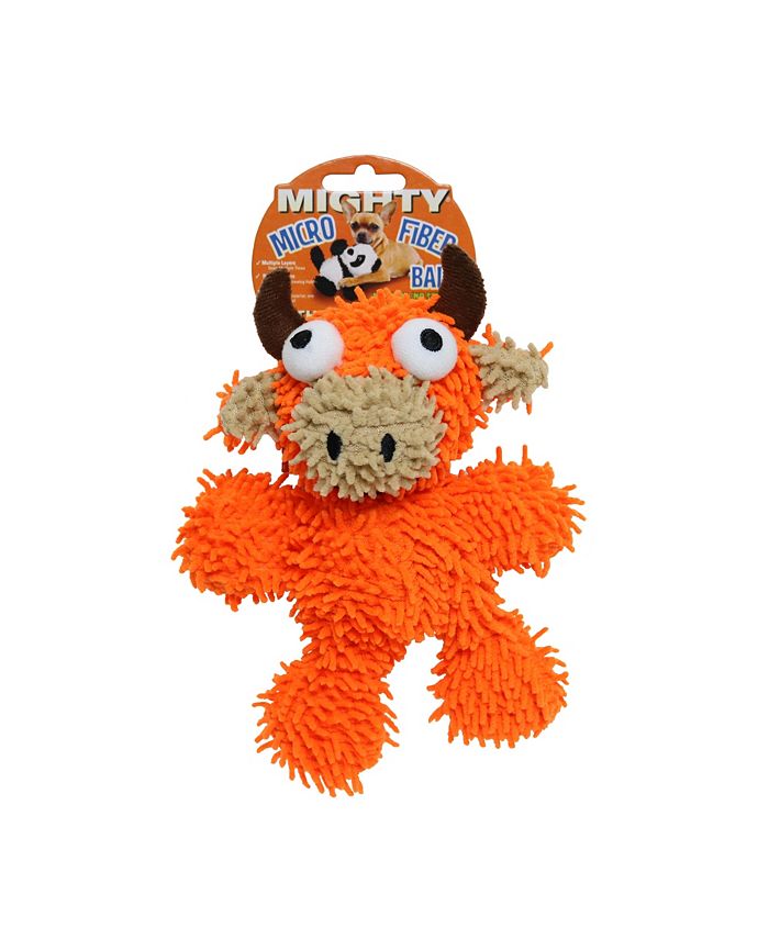Mighty Jr Microfiber Ball Bull Orange, Dog Toy - Macy's