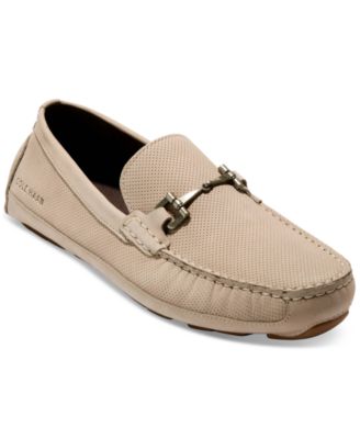 Cole Haan Men's Wyatt Leather Bit Driver - Macy's