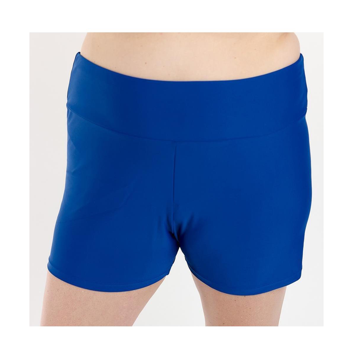 Click here for Calypsa Plus Size Swim Shorts - Marine prices