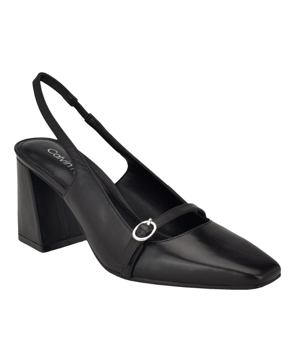 Click here for Calvin Klein Womens Ellisa Square Toe Block Heel D... prices