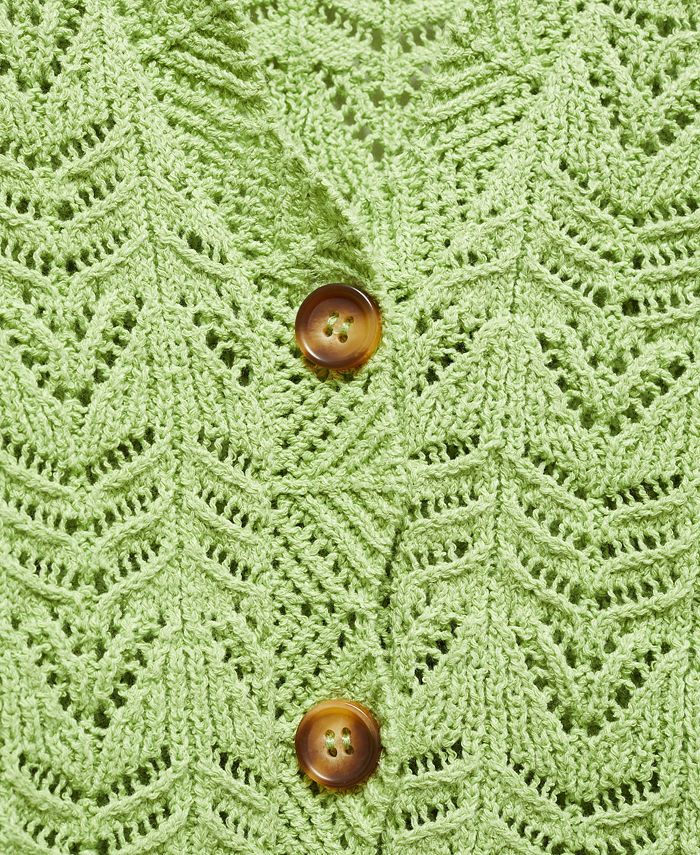 MANGO Women's Drawstring Detail Knitted Cardigan - Macy's