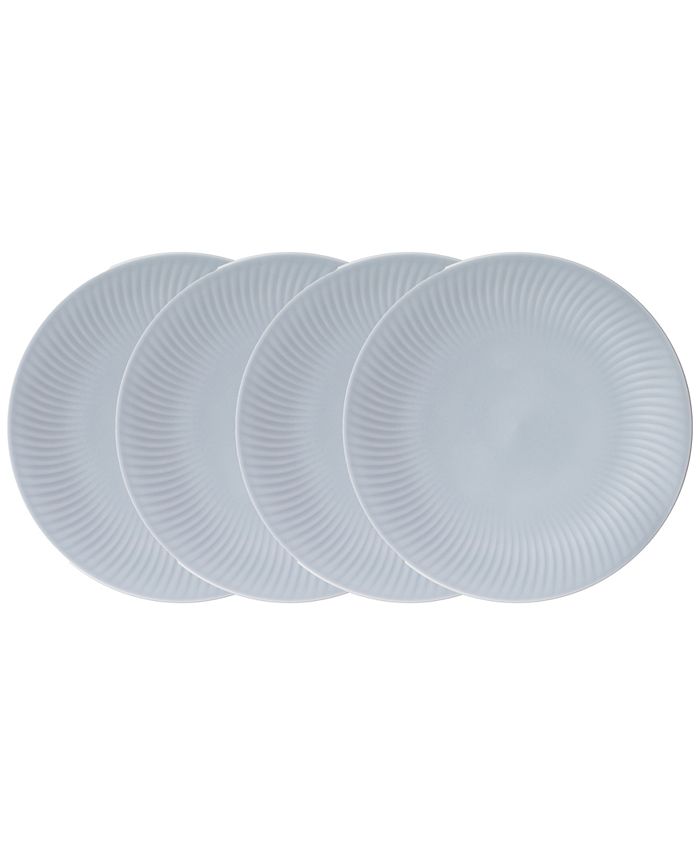 Denby Porcelain Arc Collection Medium Plates, Set of 4 - Macy's