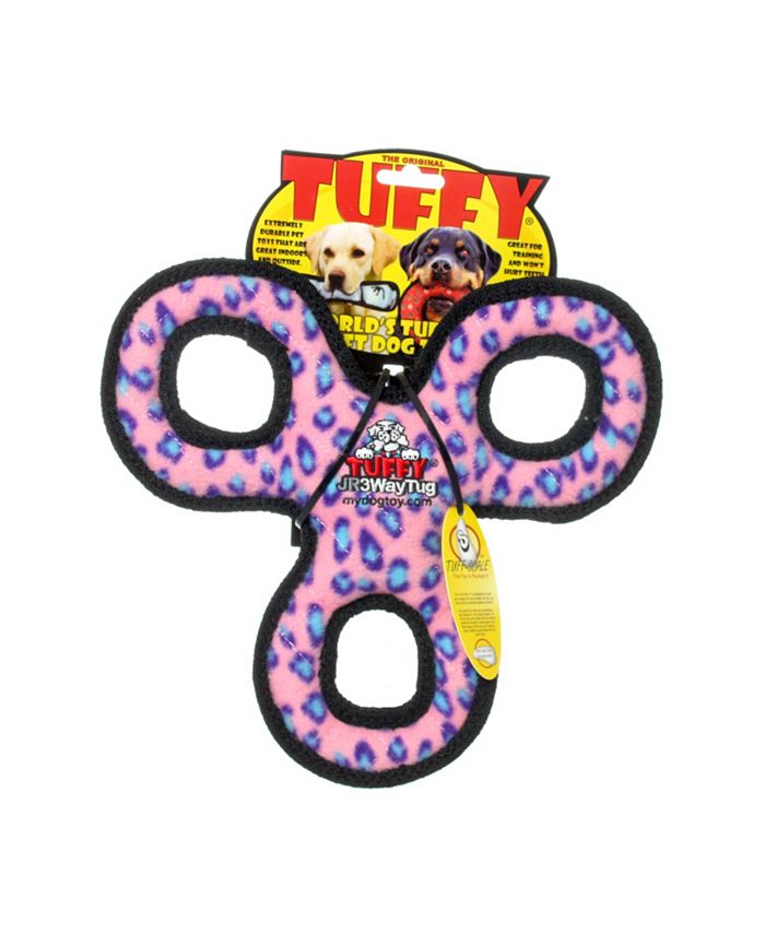Tuffy Jr 3WayTug Pink Leopard, Dog Toy - Macy's