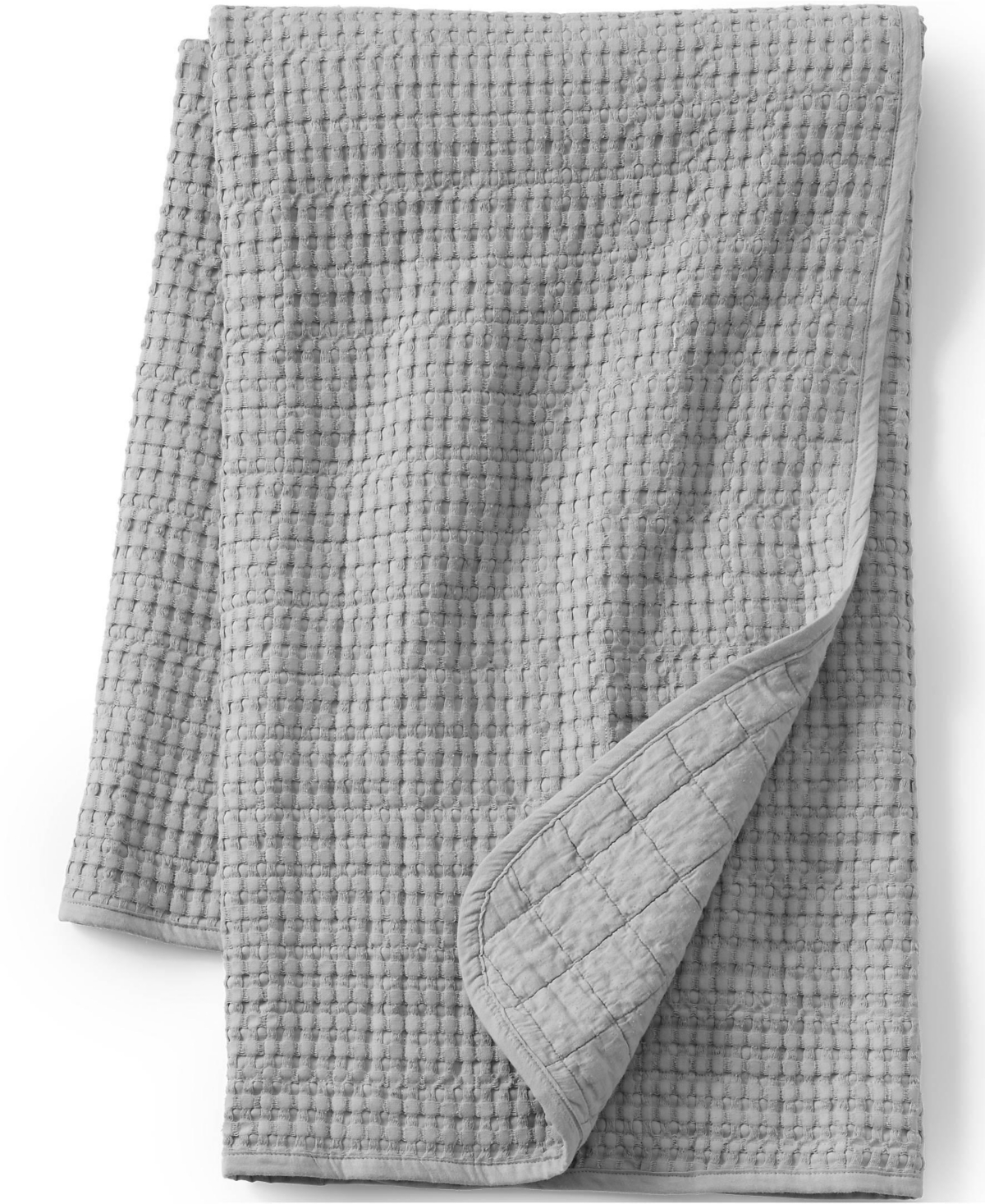 Click here for Lands End Waffle Weave Throw Blanket - Ultimate gr... prices