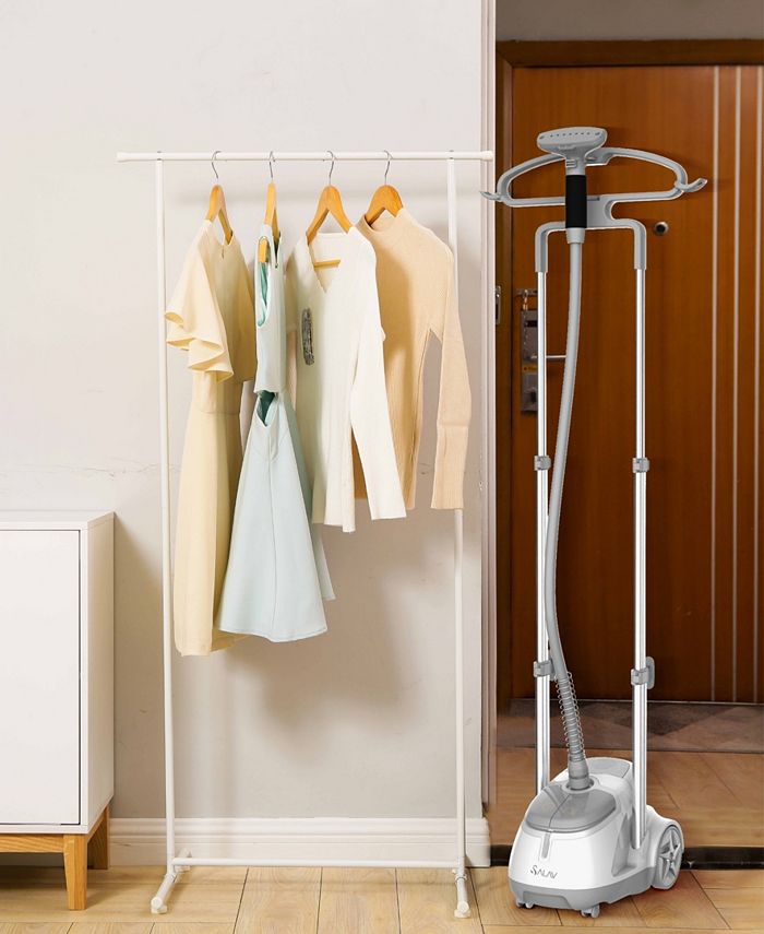 SALAV Professional Garment Steamer with Foot Pedal Power Control Silver ...
