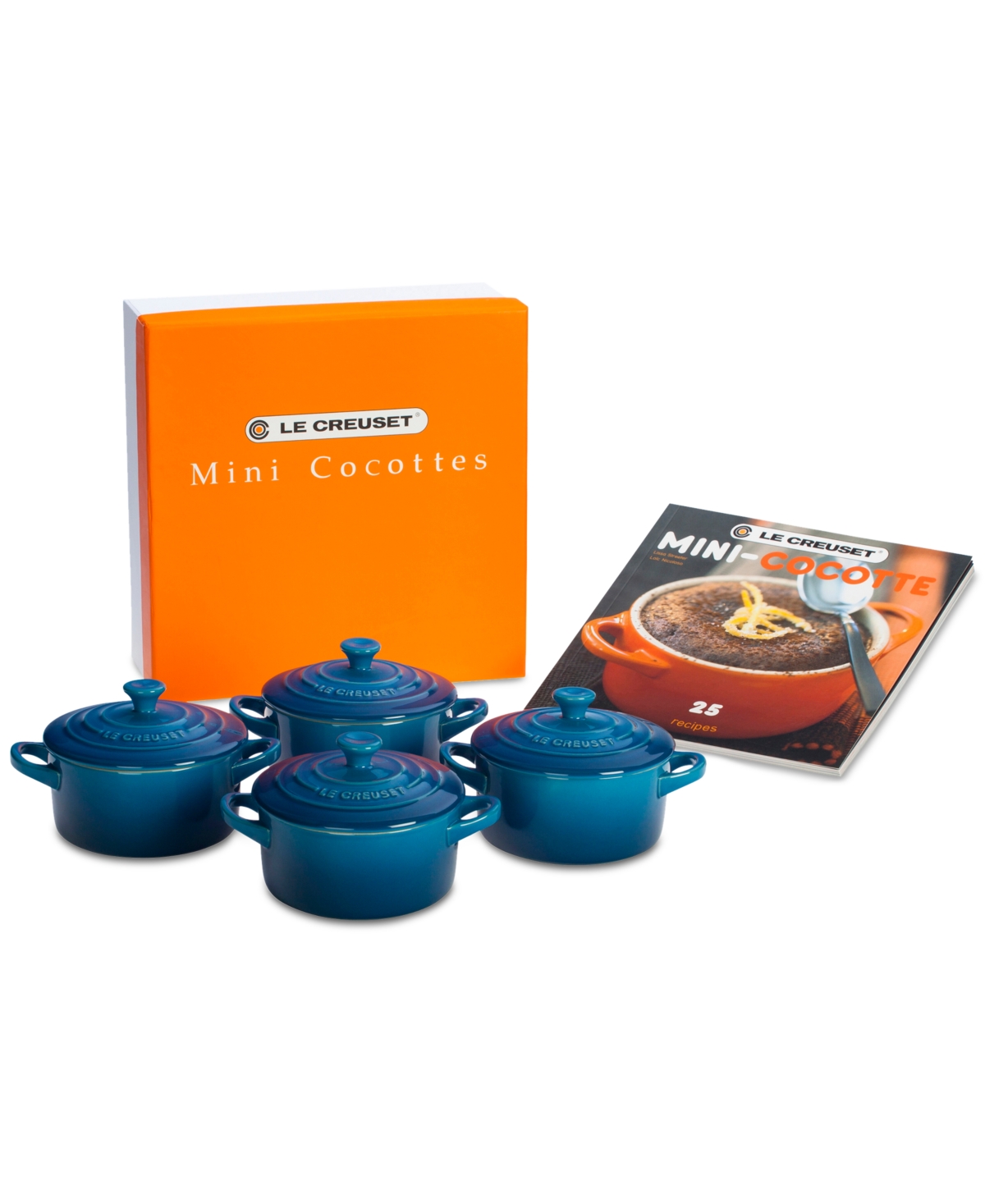 Click here for Le Creuset Set of 4 Mini Round Stoneware Cocottes... prices