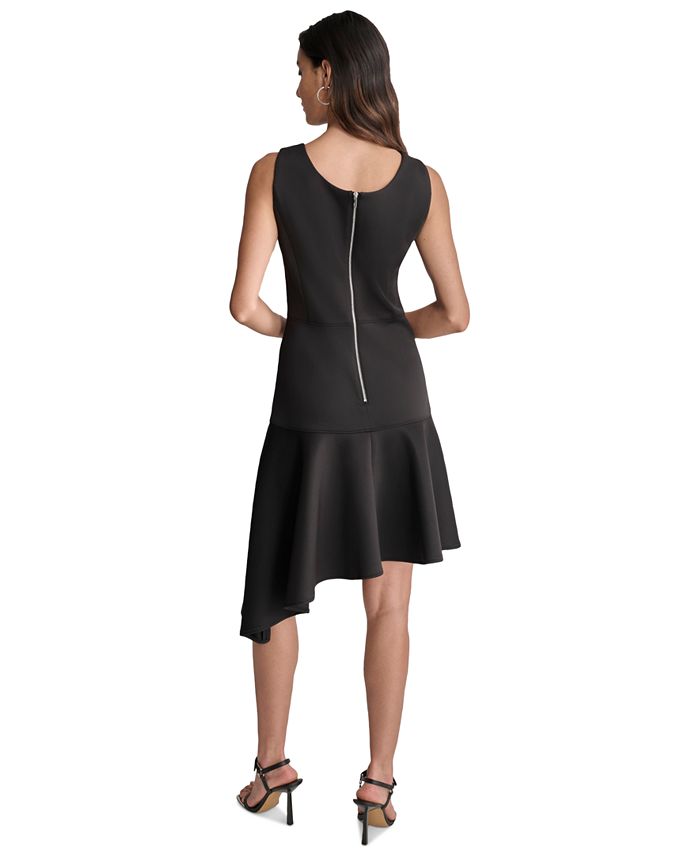DKNY Women's Scoop-Neck Asymmetrical A-Line Dress - Macy's
