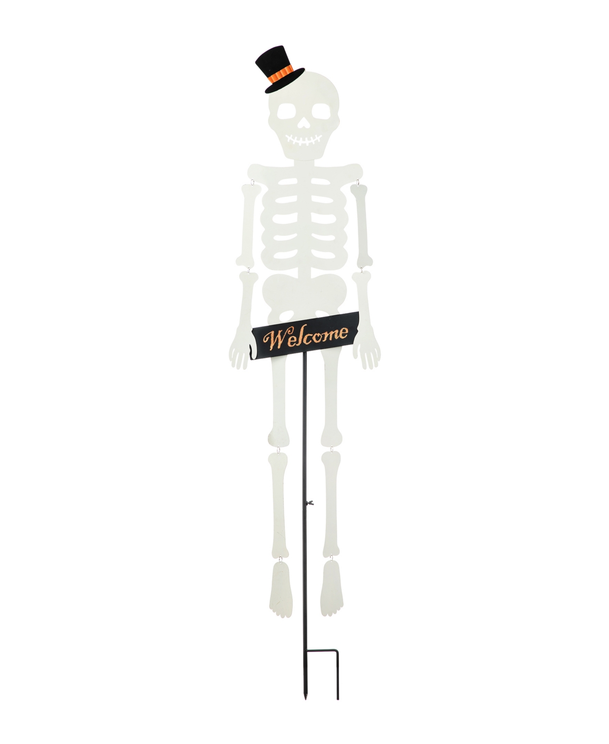 Click here for Glitzhome 60H Halloween Welcome Metal Dangling Ske... prices