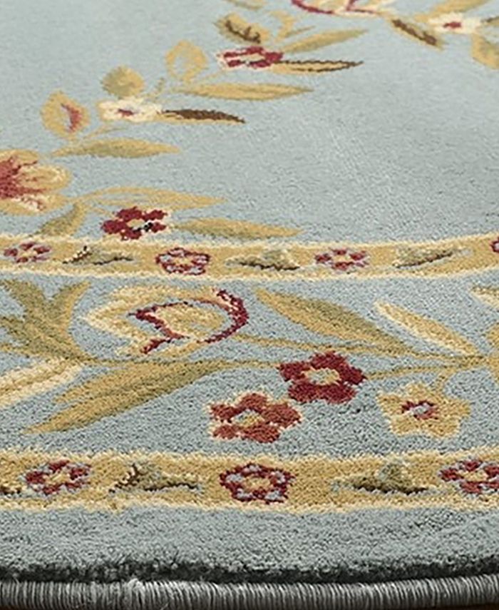 Safavieh Lyndhurst LNH557 Blue 5'3" x 5'3" Round Area Rug - Macy's