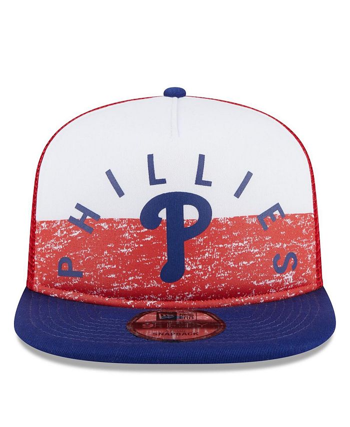 New Era Men's White/Royal Philadelphia Phillies Team Foam Front A-Frame ...
