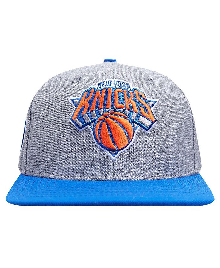 Pro Standard Men's Gray/Blue New York Knicks Classic Logo Two-Tone ...
