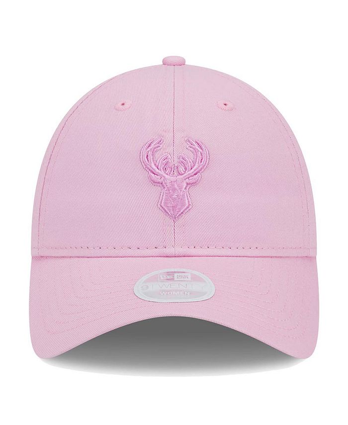 New Era Women's Pink Milwaukee Bucks Colorpack Tonal 9twenty Adjustable ...