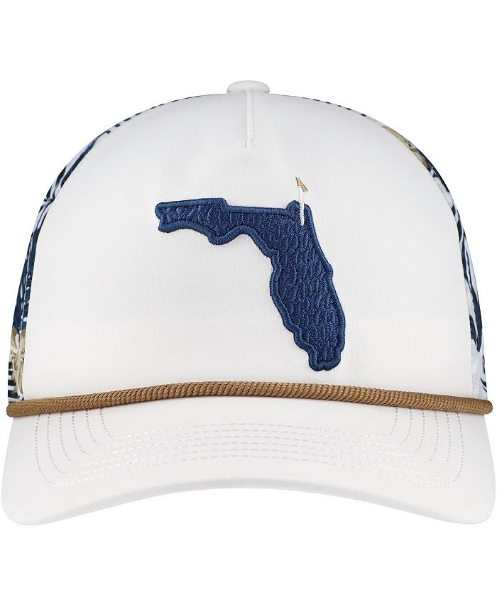 Puma Men's White The Players Tropics Tech Rope Flexfit Adjustable Hat ...
