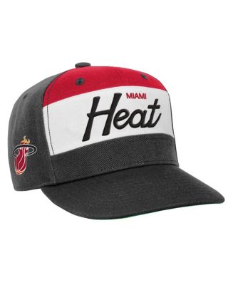 Mitchell Ness Youth White/Black Miami Heat Retro Sport Color Block ...