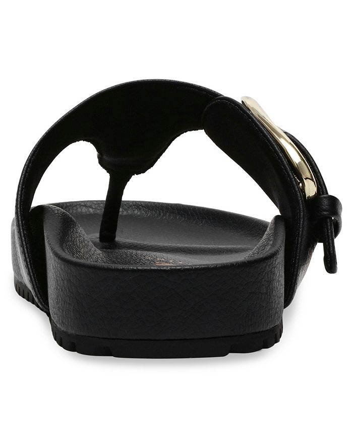 Anne Klein Women's Dori Footbed Thong Flat Sandals - Macy's