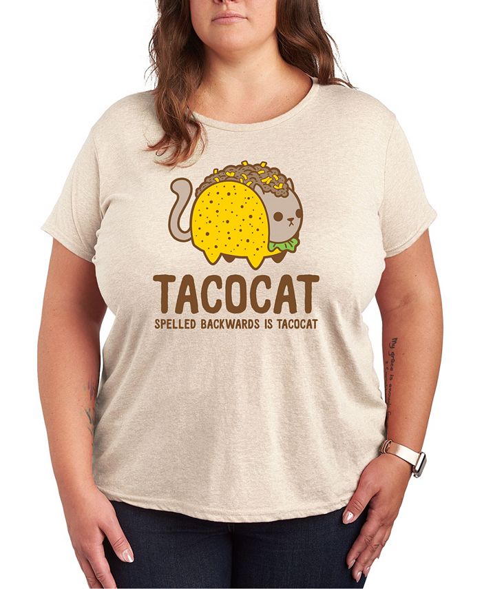 Hybrid Apparel Trendy Plus Size Tacocat Graphic T-Shirt - Macy's