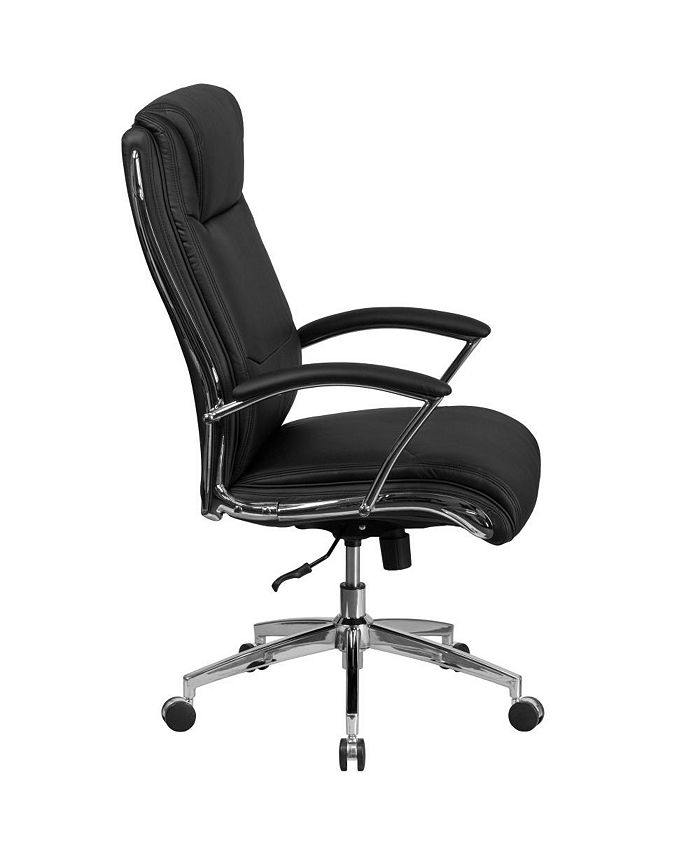 MERRICK LANE Lombard High-Back Office Chair With Padded Arms Ergonomic ...