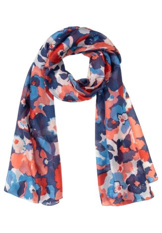 Olsen 100% Silk Floral Print Scarf - Macy's