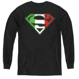 Superman Boys Youth Italian Shield Long Sleeve Sweatshirts - Macy's