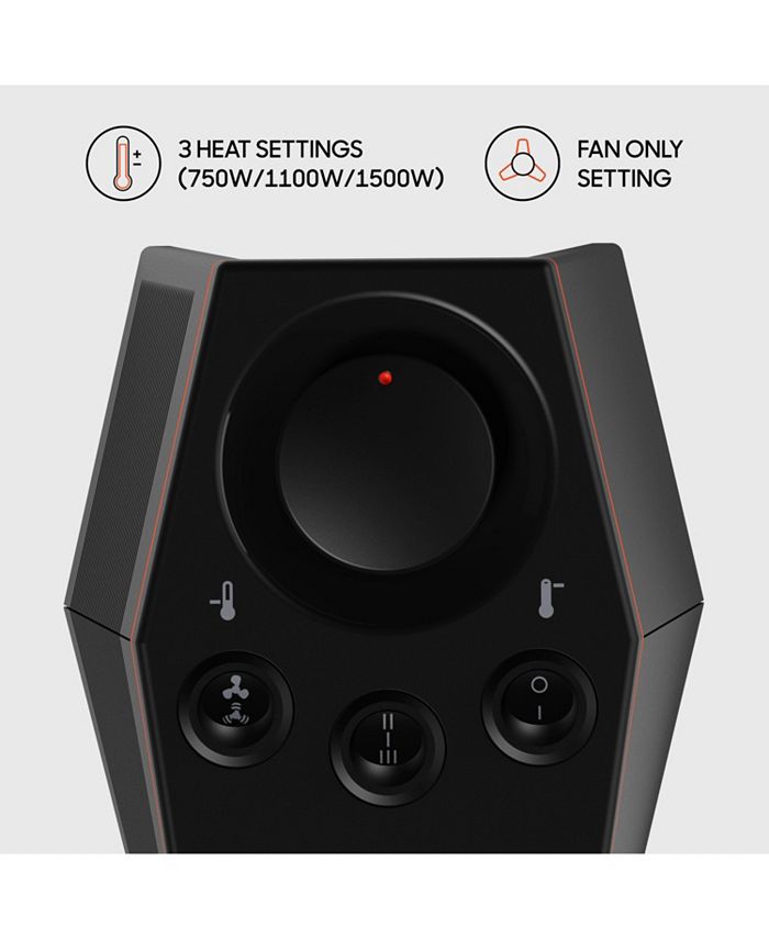 Sharper Image Rise 20H Tower Space Heater with 3 Heat Settings - Macy's