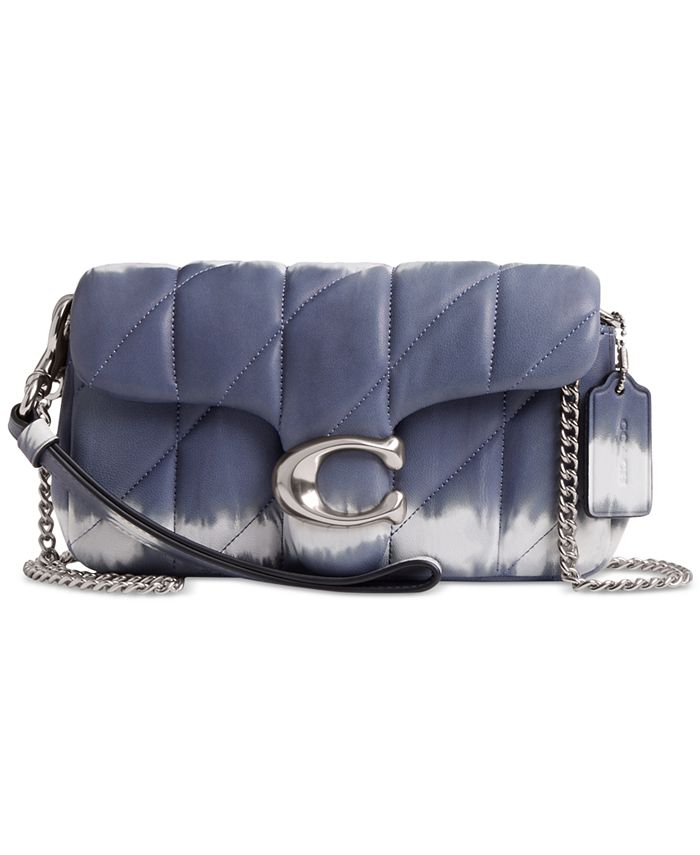 COACH Quilted Tabby Tie-Dye Leather Wristlet - Macy's