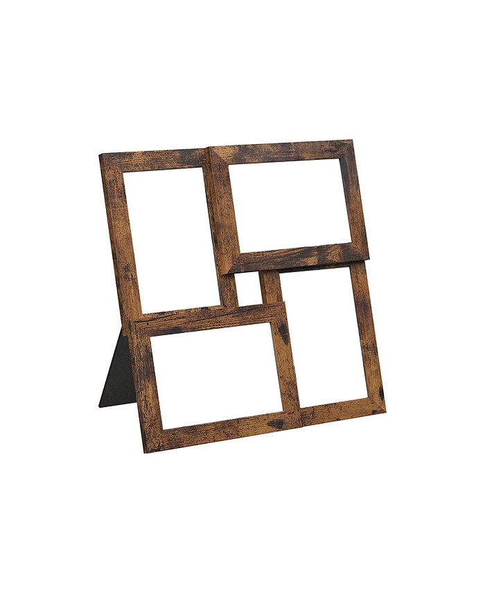 Slickblue Picture Frames For 4 Photos In 4" X 6" Collage Photo Frames ...