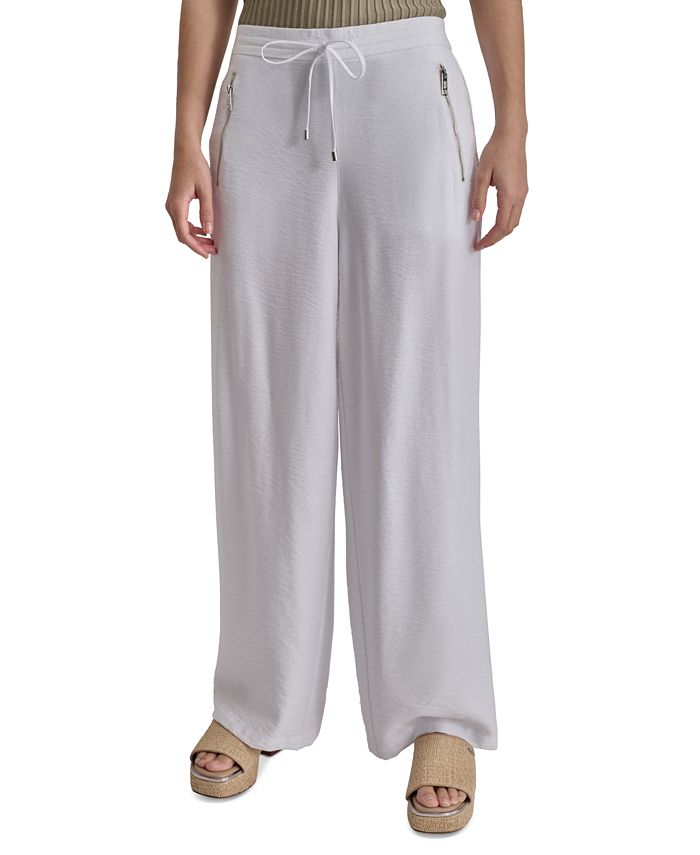 DKNY Women's Pull-On Drawstring Pants - Macy's