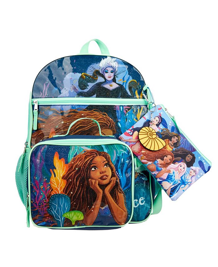 Little Mermaid Girl's 5 PC Backpack Set - Macy's