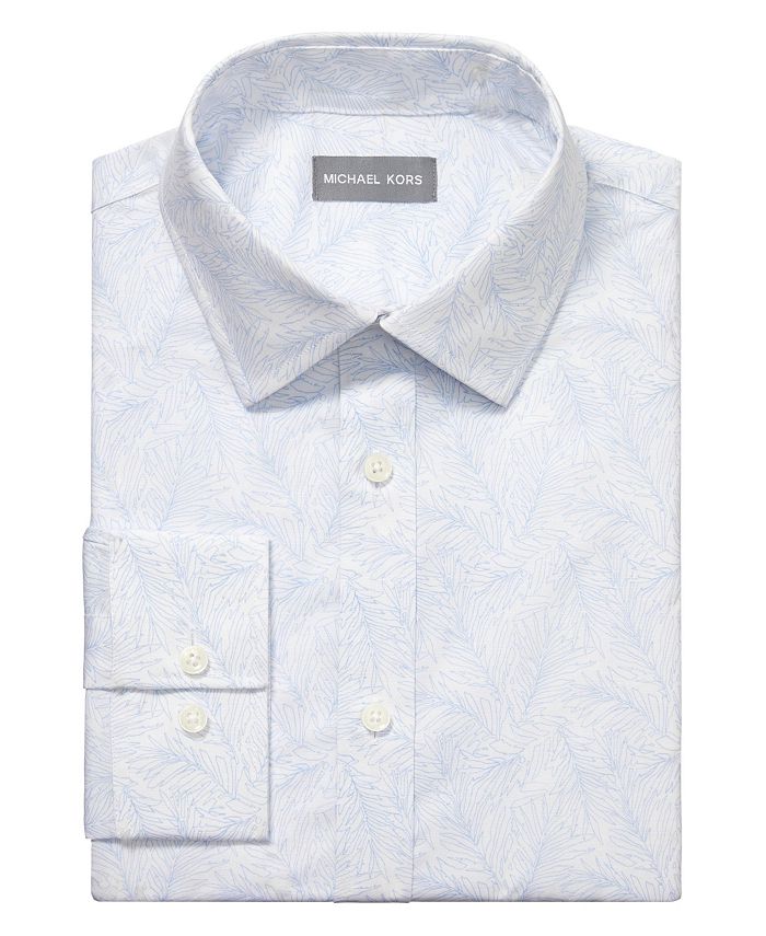 Michael Kors Men Slim Fit Dress Shirt - Macy's