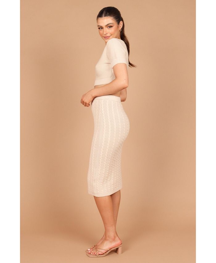 Petal and Pup Women's Ella Cable Knit Two Piece Set - Macy's
