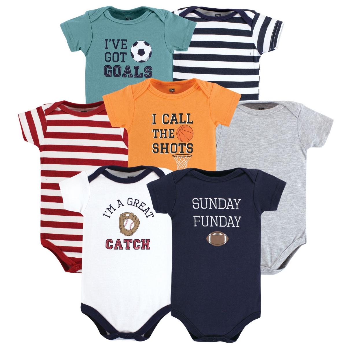 Click here for Hudson Baby Baby Boys Hudson Unisex 7-Count Cotton... prices