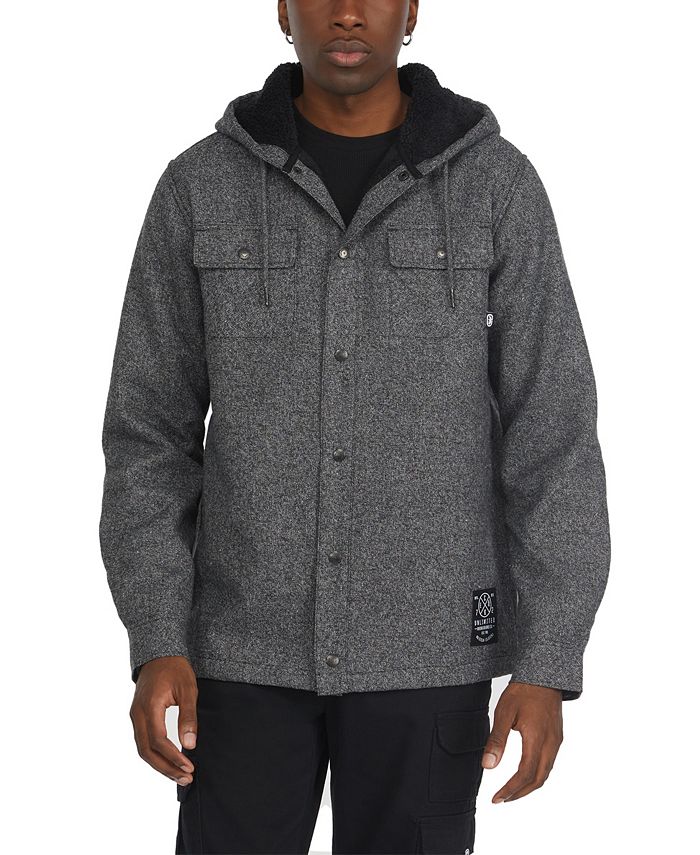 Ecko Unltd Ecko Men's Buffed Up Sherpa Flannel Jacket - Macy's