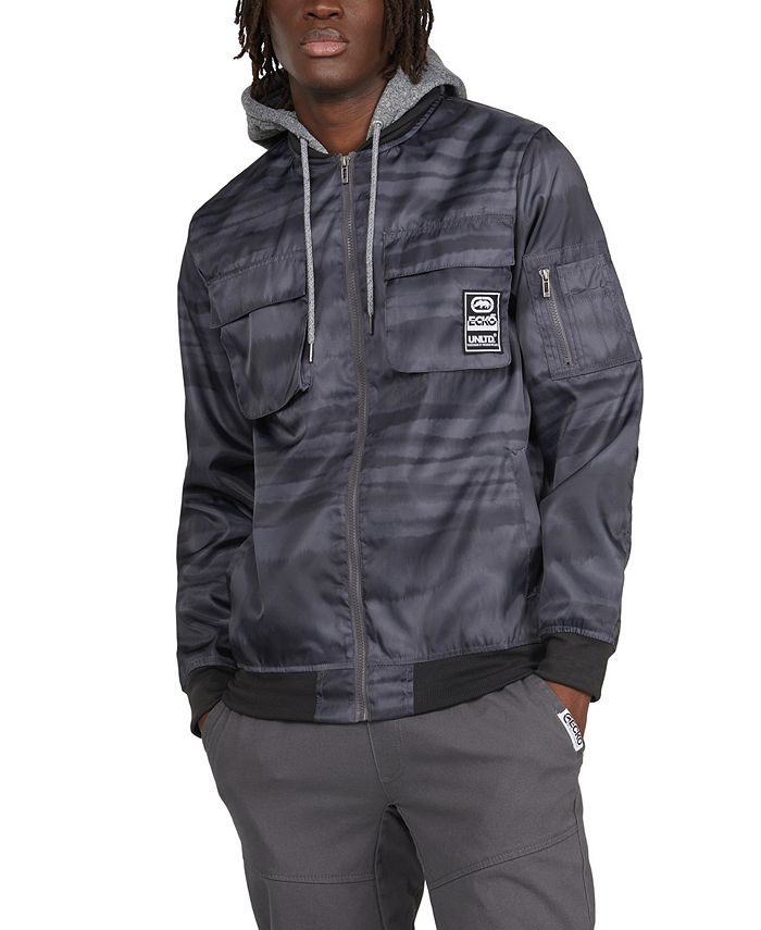 Ecko Unltd Ecko Men's Maverick Hooded Flight Jacket - Macy's