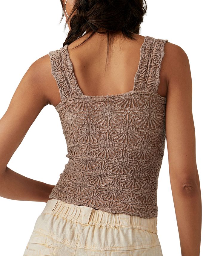 Free People Women's Love Letter Jacquard Camisole Top - Macy's