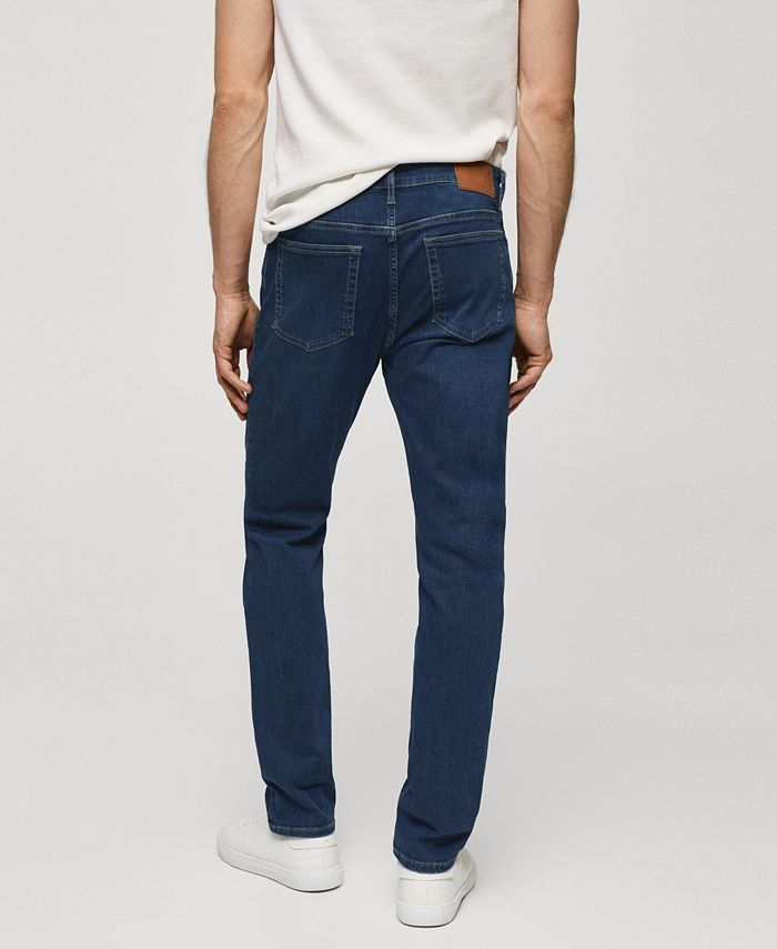 MANGO Men's Slim Fit Ultra Soft Touch Patrick Jeans - Macy's