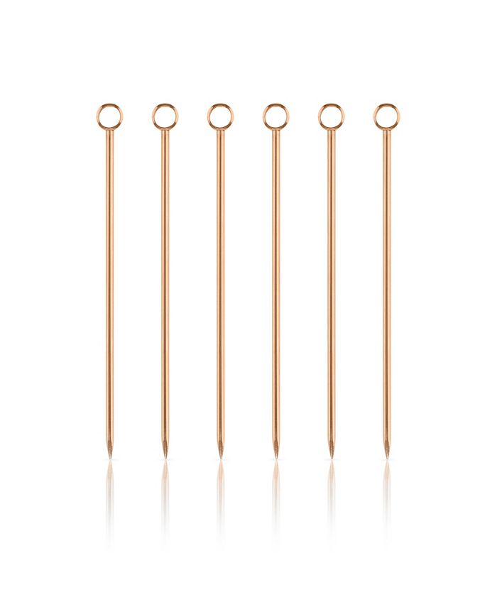 Viski Copper Cocktail Picks - Macy's