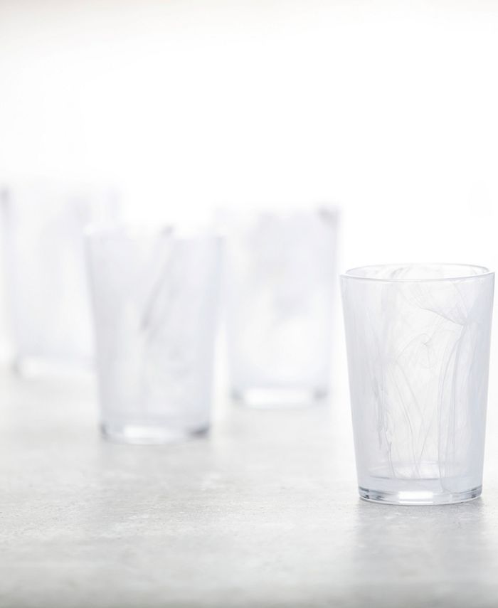 Fortessa Swirl Ice Beverage Glass, 14 oz - Set of 6 - Macy's