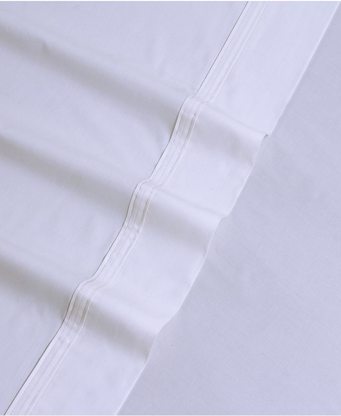 Tribeca Living 300 Thread Count Cotton Percale Extra Deep Pocket Twin ...