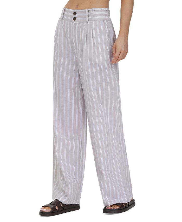 Frye Women's Striped Wide-Leg Pants - Macy's