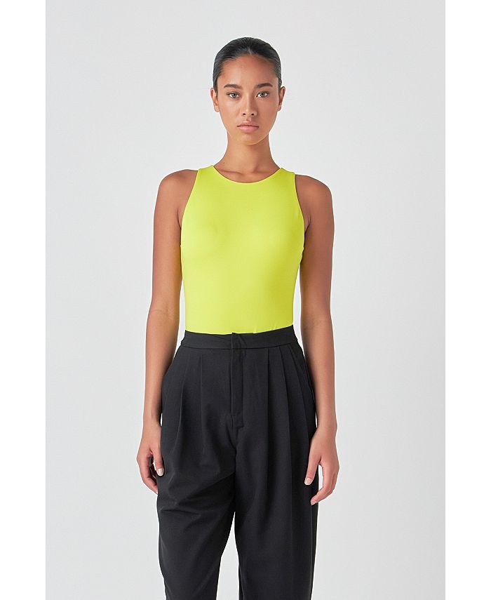 Grey Lab Women's Solid Body Suit - Macy's