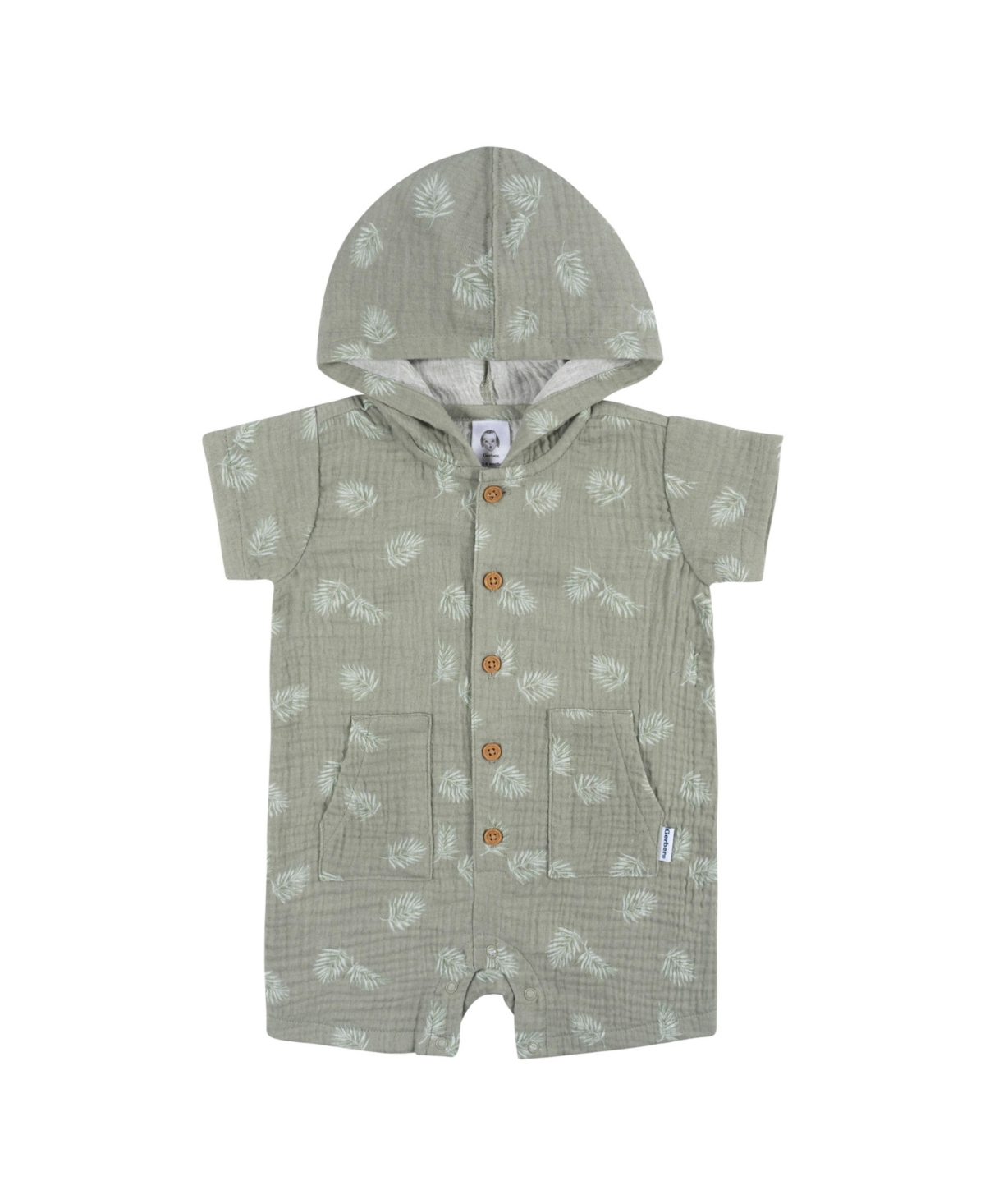 Click here for Gerber Baby Boys Hooded Romper - Palms prices