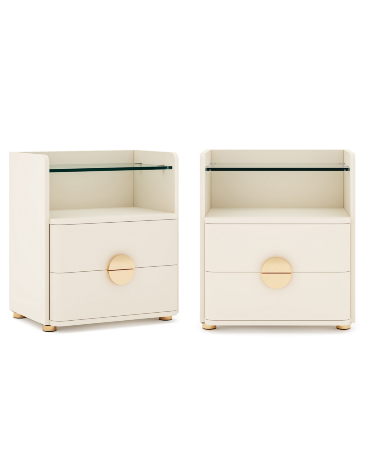 Click here for Tribesigns 2-Drawer Nightstand Set of 2  Modern Ni... prices