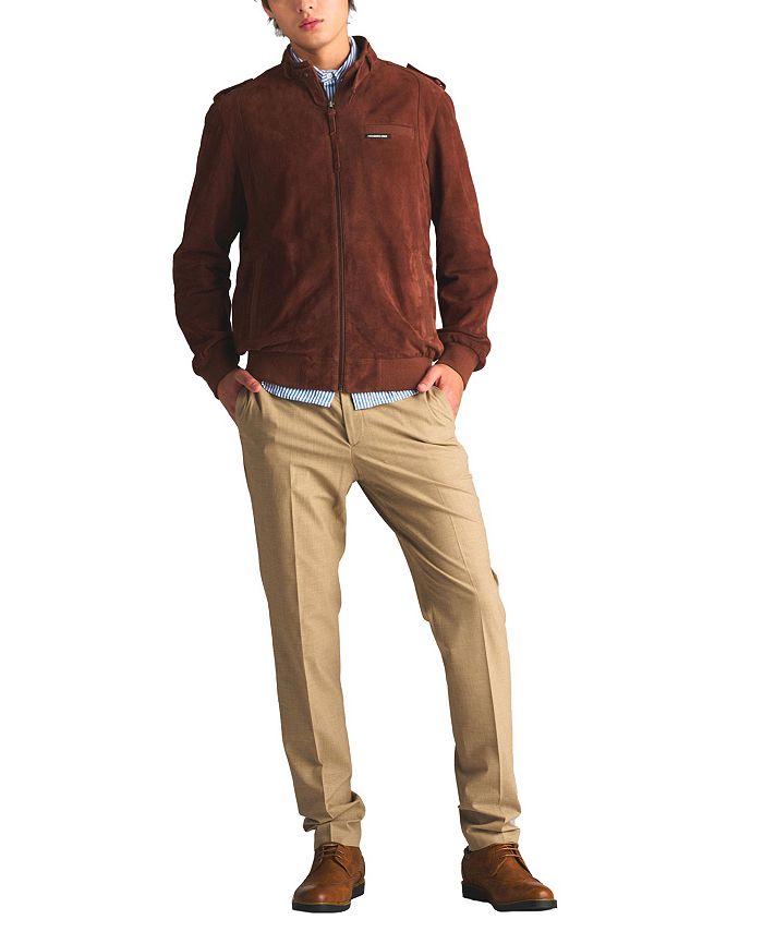 Members Only Men's Soft Suede Leather Iconic Jacket - Macy's