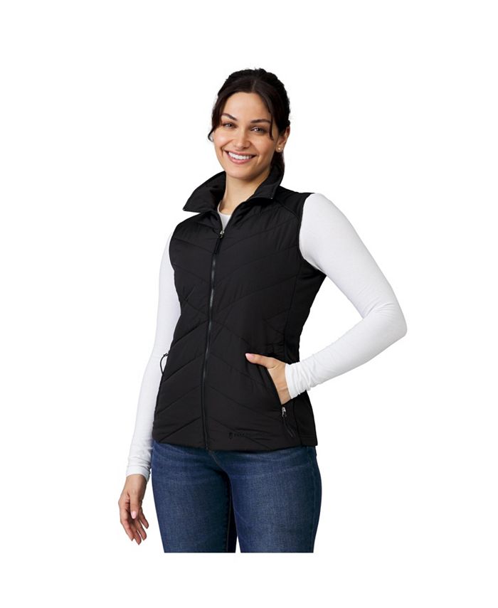 Free Country Women's Quilted Hybrid Vest - Macy's
