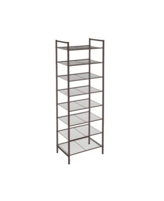 Slickblue Shoe Rack 8 Tier Tall Shoe Storage Organizer, Sturdy Metal ...